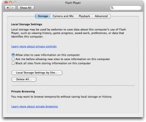 Access Flash Player Preferences More Easily - The Mac Security Blog