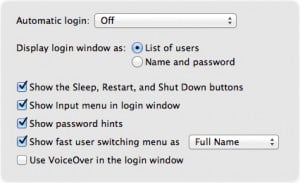 Mac Security Tip: Disable Automatic Login - The Mac Security Blog