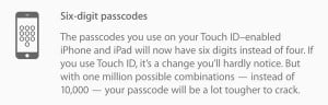 6 Digits Are Better Than 4! iOS 9 to Boost Passcode Security - The Mac ...