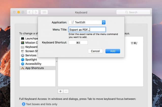 How to Make Custom Keyboard Shortcuts for Any macOS Menu Items, and to ...