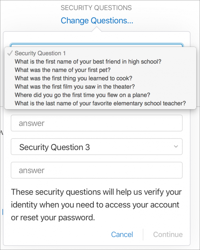How to Choose and Answer Security Questions - The Mac Security Blog