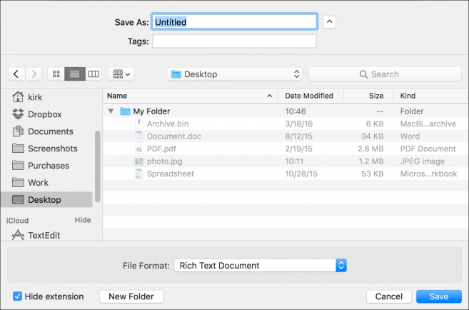 Master the macOS Open and Save Dialogs - The Mac Security Blog