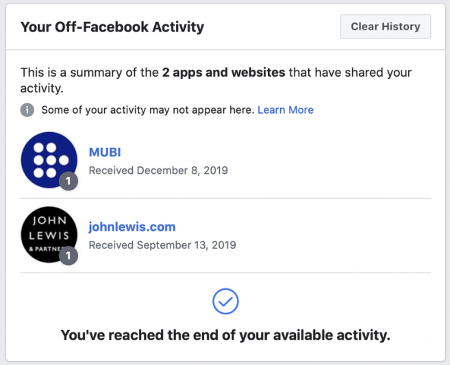 How to view and edit your Off-Facebook Activity - The Mac Security Blog