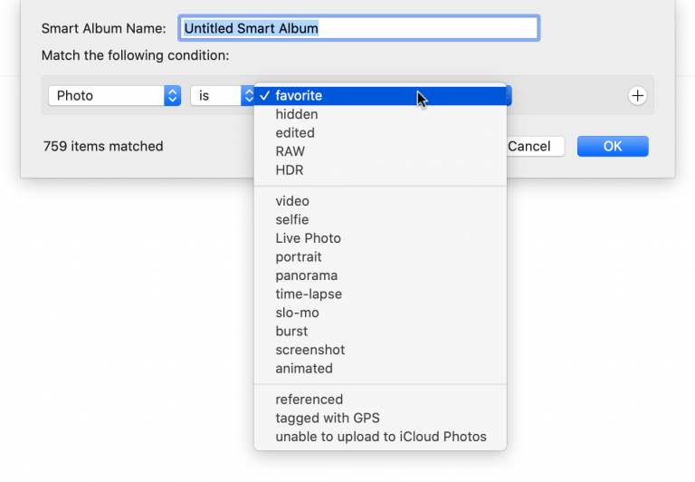 Use Smart Albums in Apple Photos to organize your photos - The Mac ...