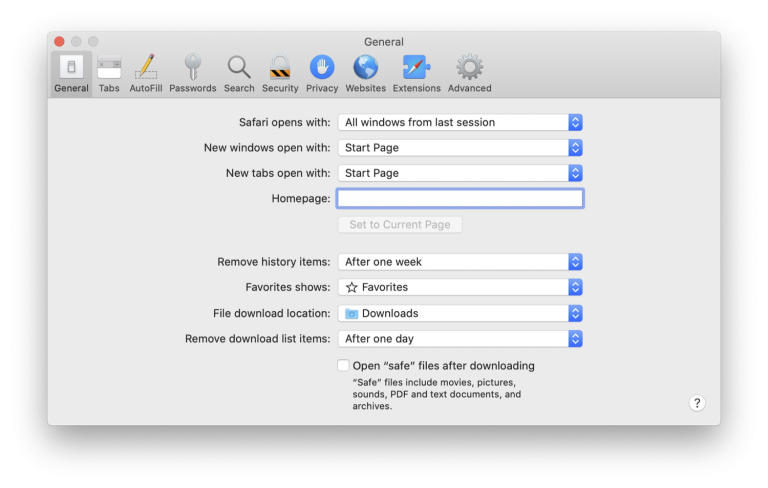 How to Set Up a Custom Start Page in Safari 14 - The Mac Security Blog
