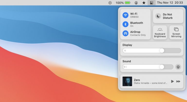 How to Configure and Use Control Center in macOS Big Sur - The Mac ...