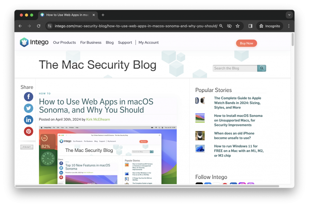 Use private browsing to maintain your privacy on the web - The Mac ...