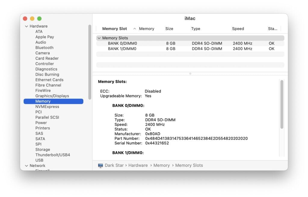 Understanding the Mac System Information App - The Mac Security Blog