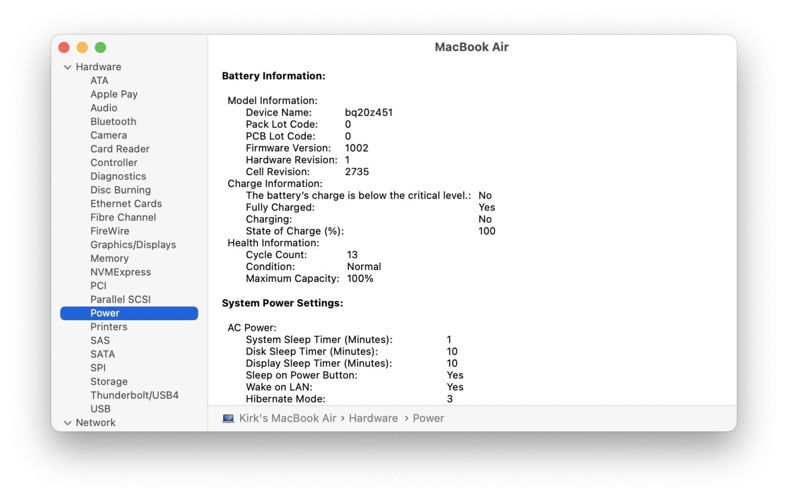 Understanding the Mac System Information App - The Mac Security Blog