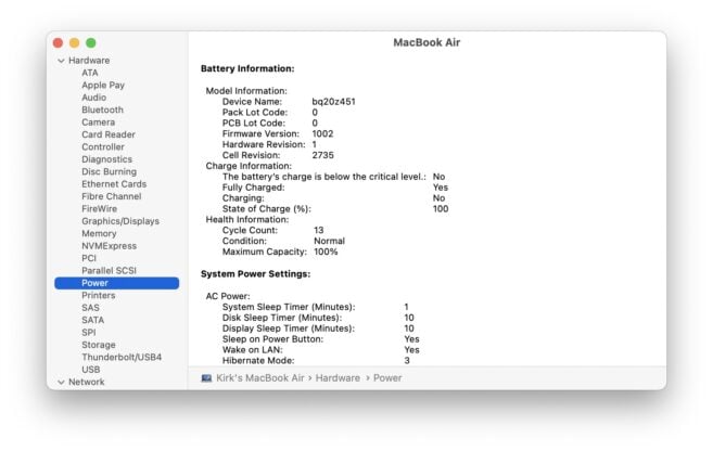 Understanding the Mac System Information App - The Mac Security Blog