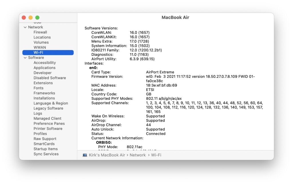 Understanding the Mac System Information App - The Mac Security Blog
