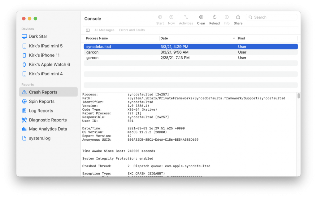 How to use the Console app for troubleshooting - The Mac Security Blog