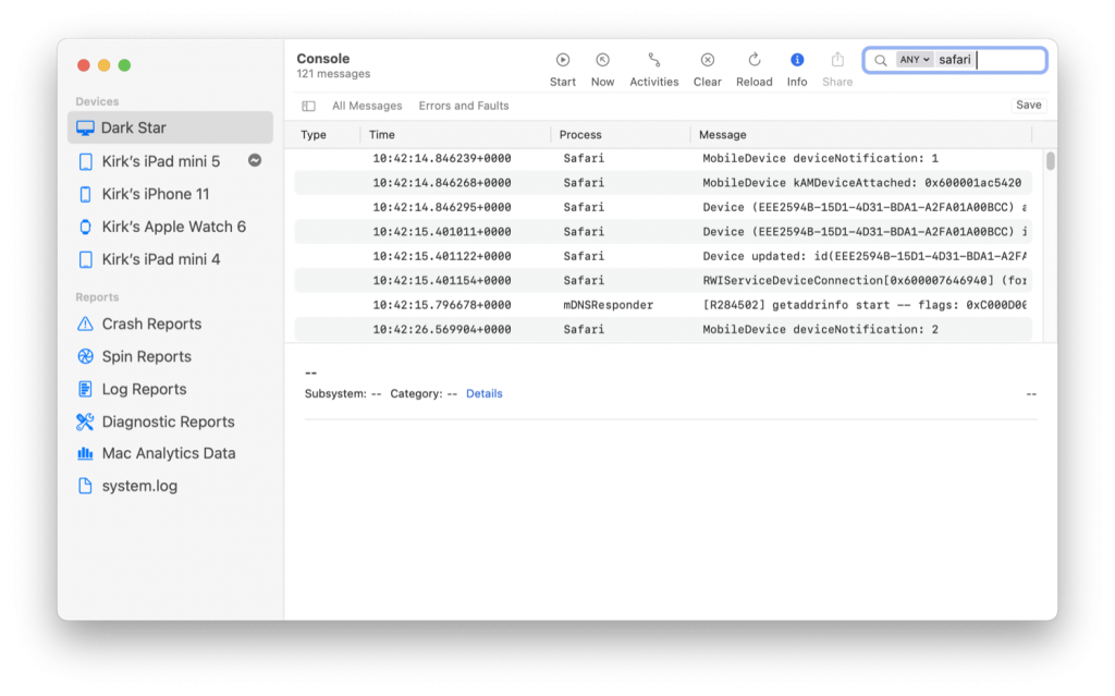 How to use the Console app for troubleshooting - The Mac Security Blog