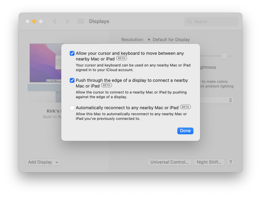 How to Set Up and Use Universal Control with macOS Monterey - The Mac ...