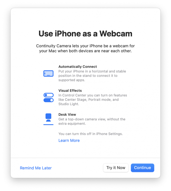 How to Use Your iPhone as a Webcam with Continuity Camera in macOS ...