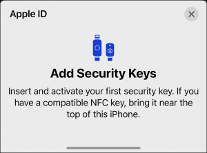 How to Protect your Apple Account with Security Keys on iPhone, iPad ...