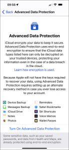 How to Turn On Advanced Data Protection for iCloud - The Mac Security Blog