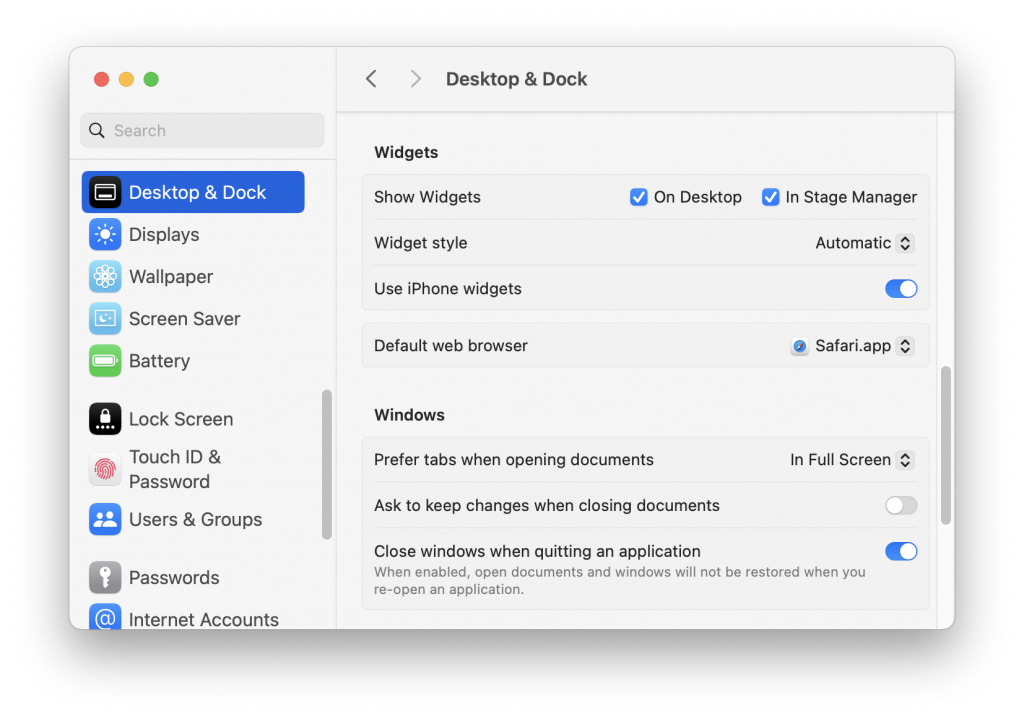 How to Use Desktop Widgets on macOS Sonoma - The Mac Security Blog