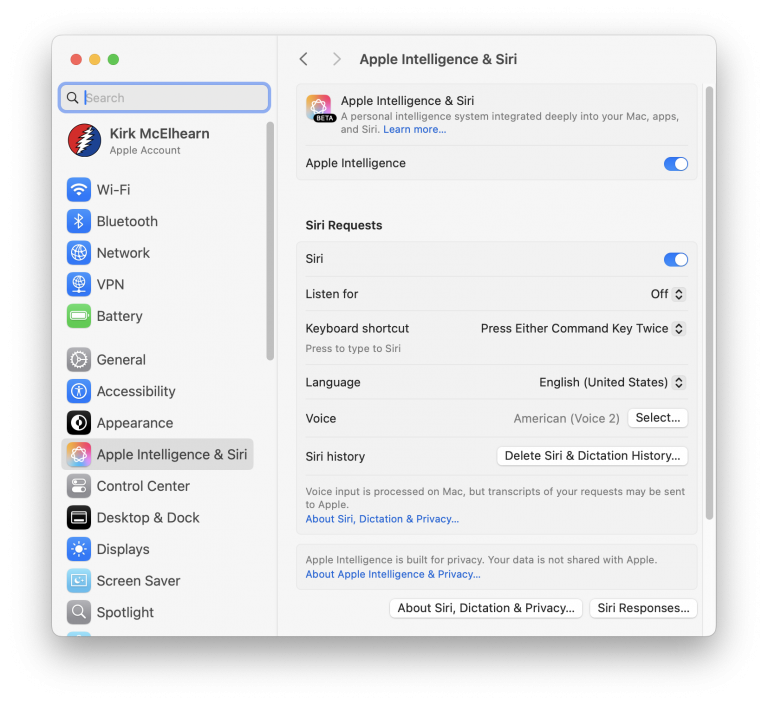 No, Siri's "Learn from this App" setting is not sending your data to ...